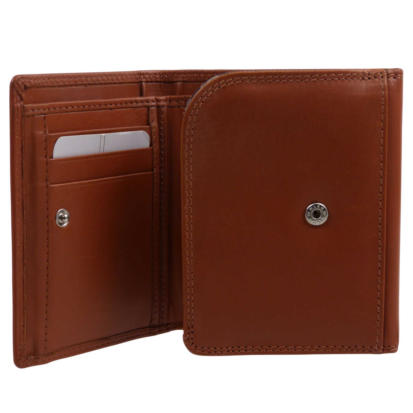 London Leathergoods Mens Tri-Fold Banknote, Coin & Card Wallet | eBay