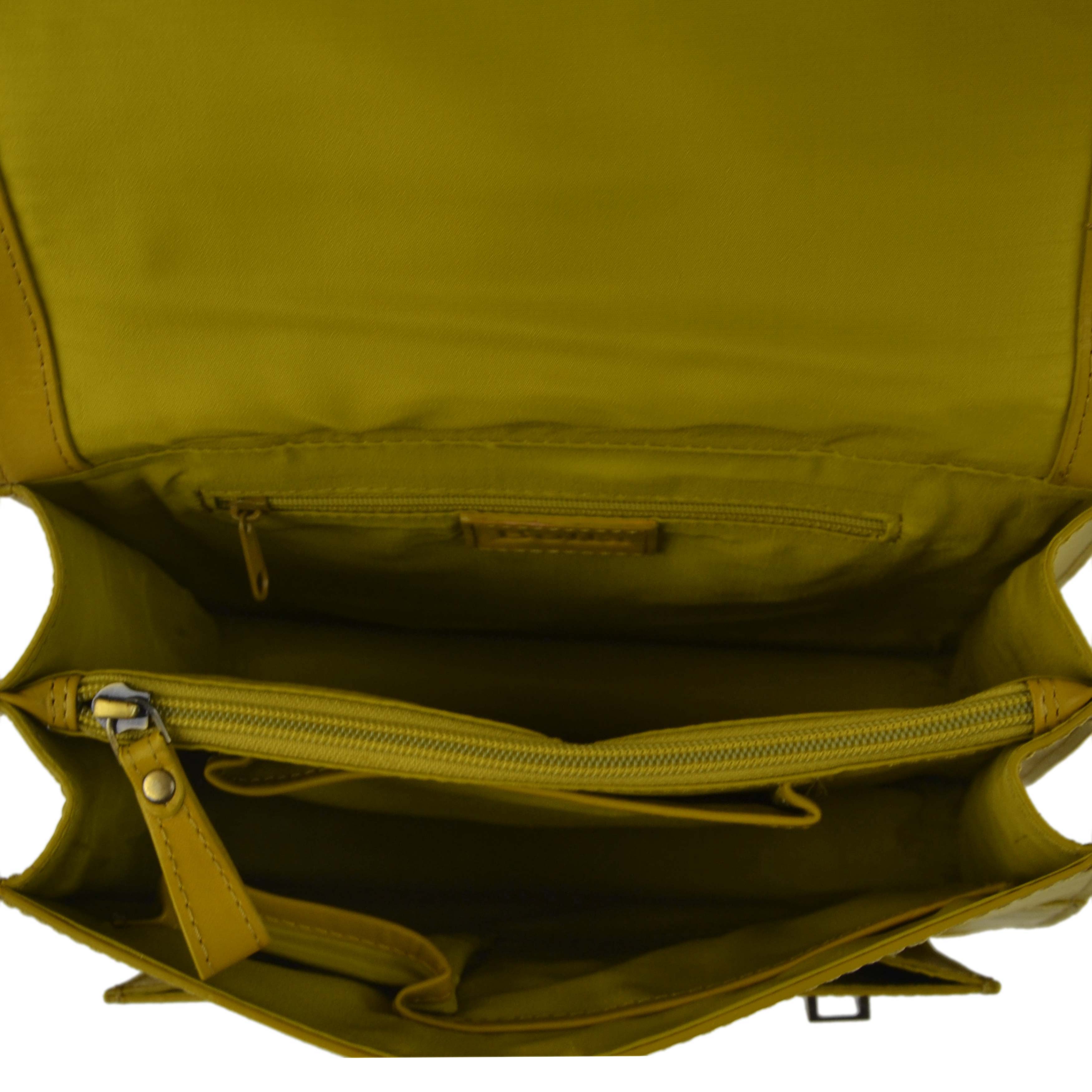 Ladies Leather Twin Handle Structured Shoulder Handbag by Bolla Bags ...