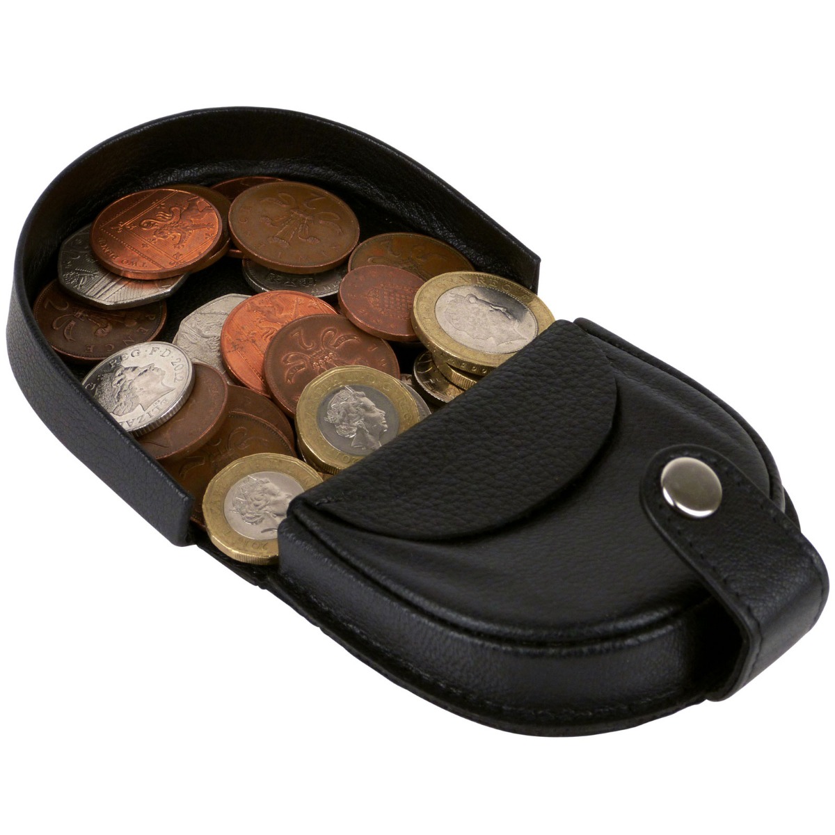 Oakridge Leather Mens Tray Coin Purse Pocket Size | eBay UK