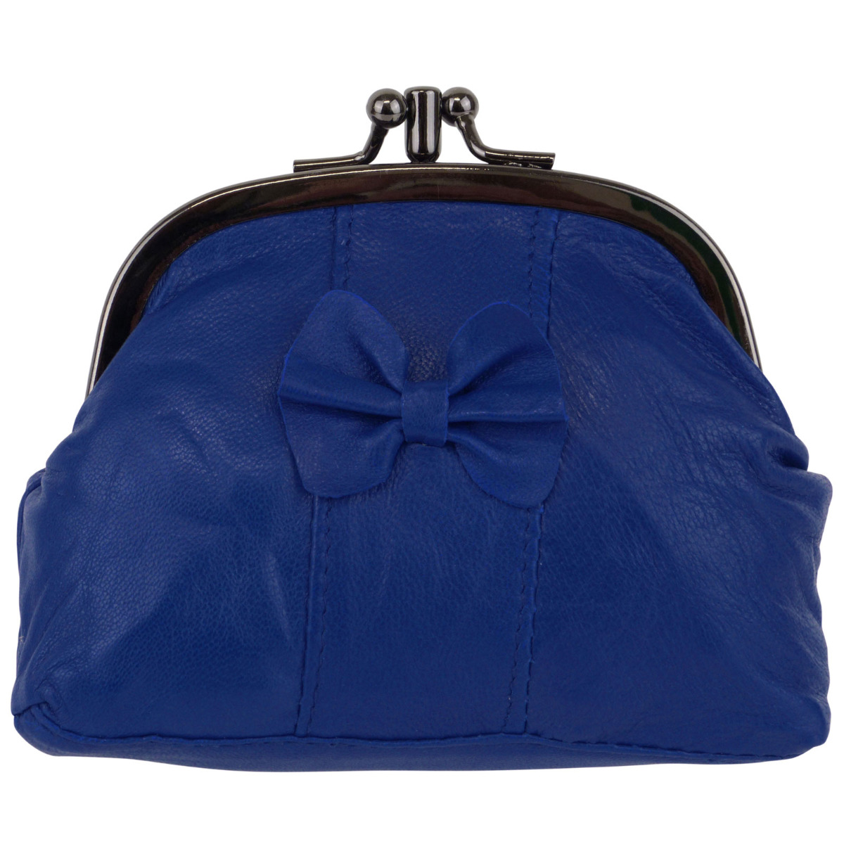 Oakridge Leather Ladies Compact Double Clasp Coin Purse | eBay