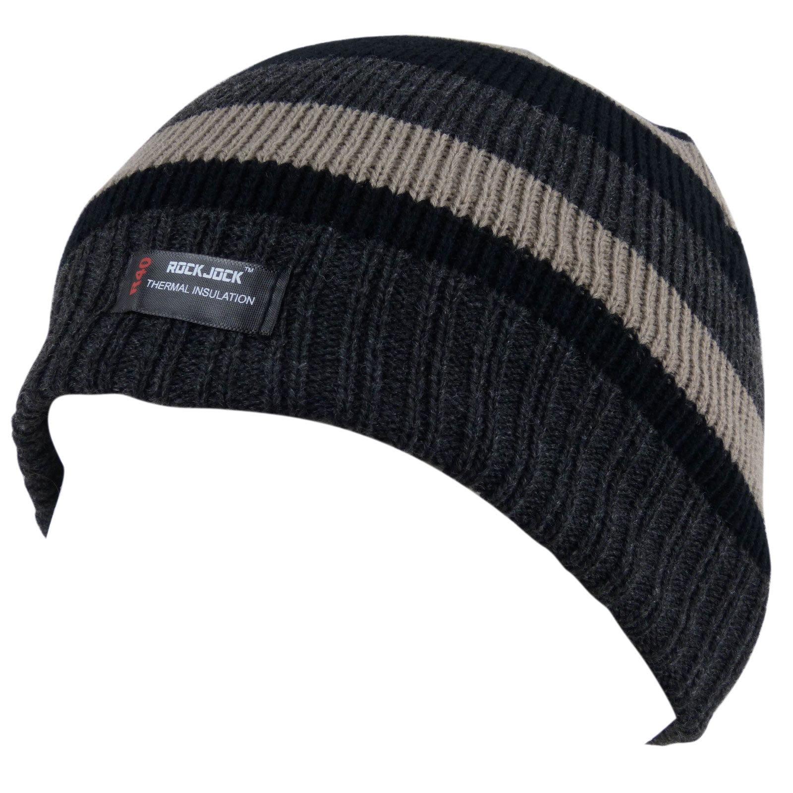 Men's Rock Jock R40 Thermal Insulation Lined Beanie Hat 4 Colours | eBay UK