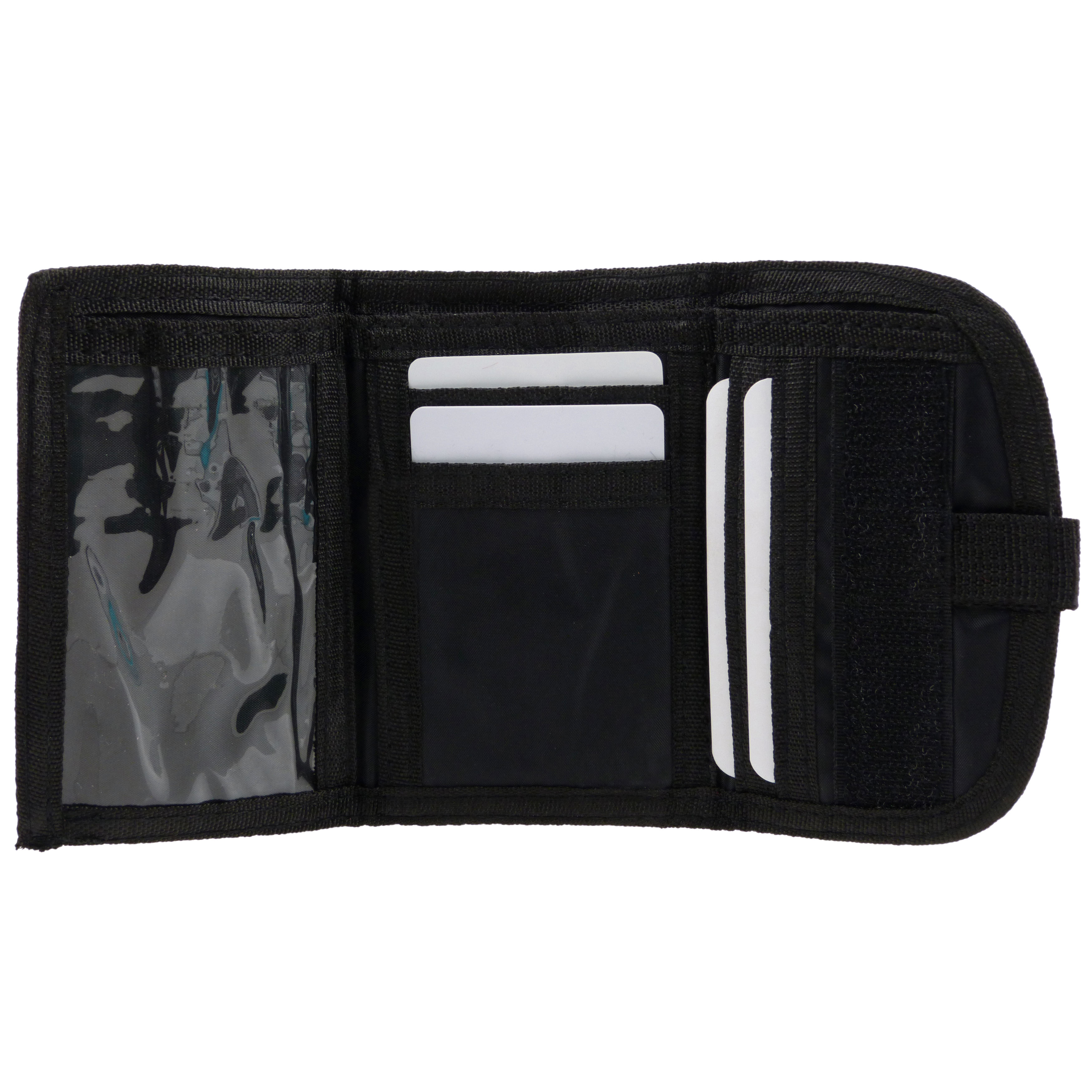 Mens Boys Canvas Tri-Fold Canvas Wallet by Two Bare Feet Credit/Debit ...