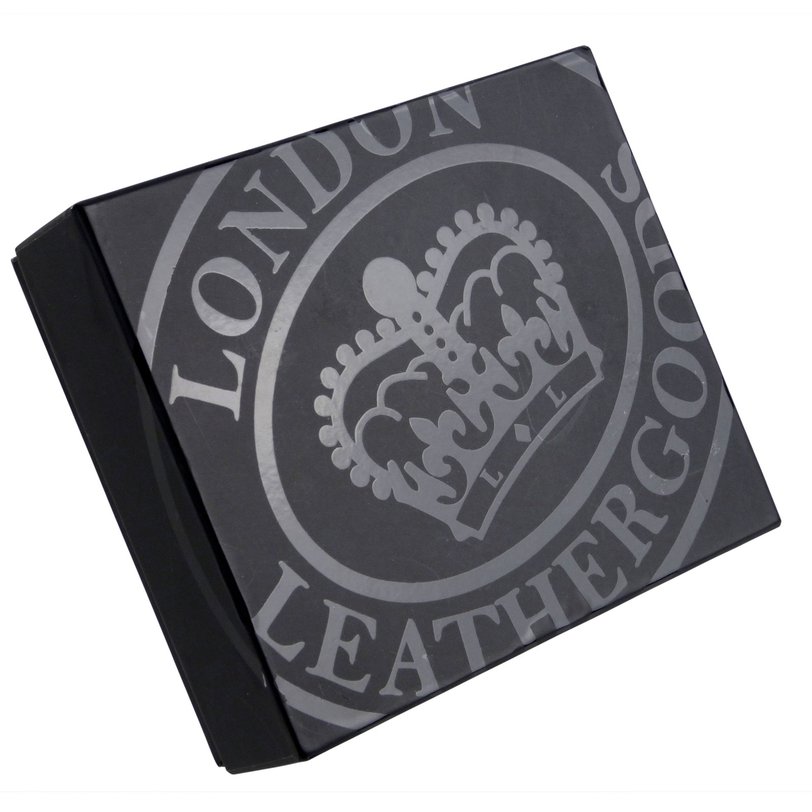 London Leathergoods Mens Tri-Fold Banknote, Coin & Card Wallet Boxed or ...