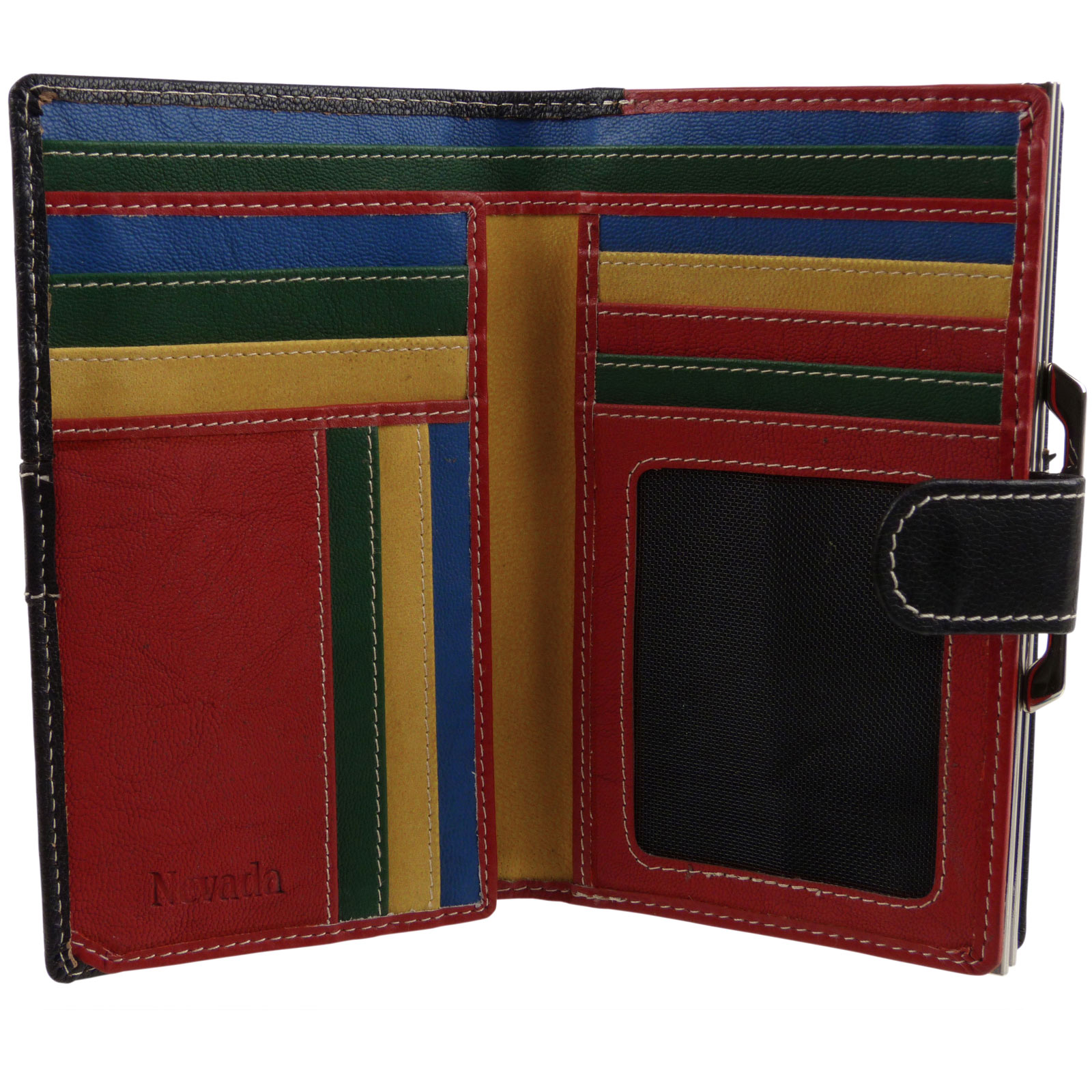 Ladies Tabbed Leather Purse Classic Hansson Nevada Collection Gift ...