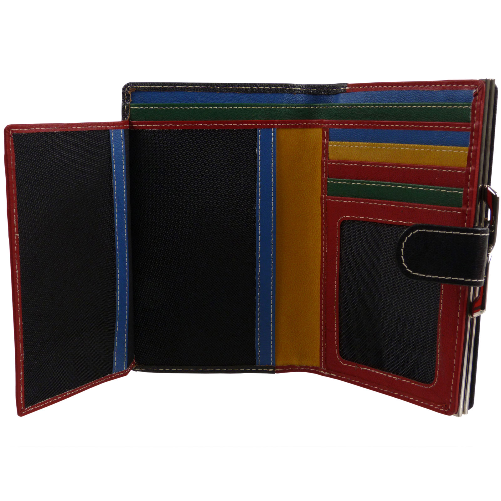 Ladies Tabbed Leather Purse Classic Hansson Nevada Collection Gift ...