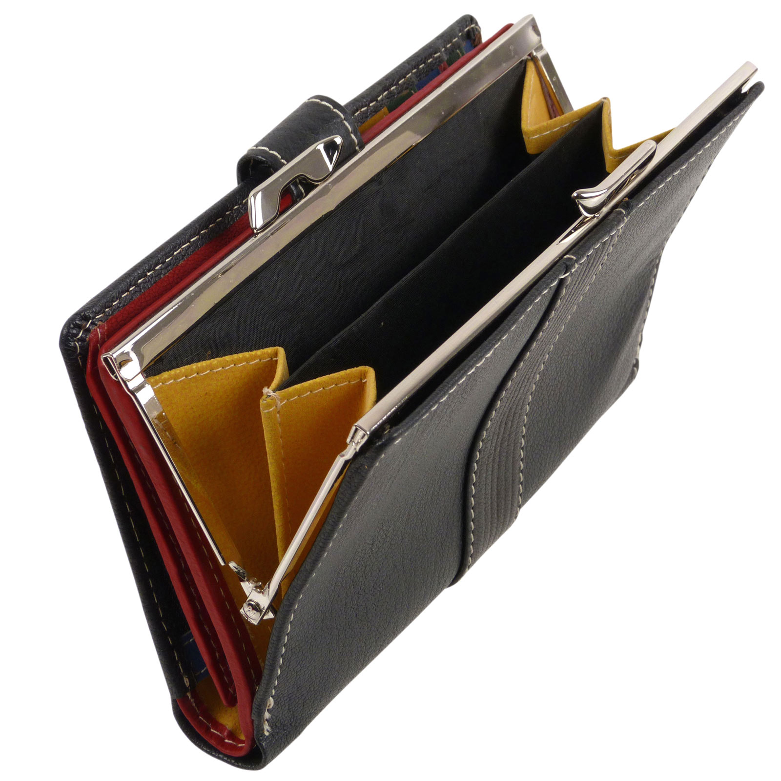 Ladies Tabbed Leather Purse Classic Hansson Nevada Collection Gift ...