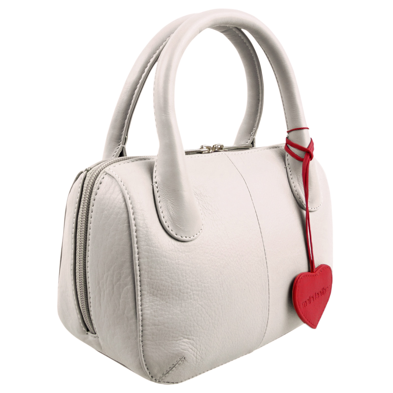 Ladies Leather Twin Handle Mini Grab Bag by Mala; Anishka Collection Handbag | eBay