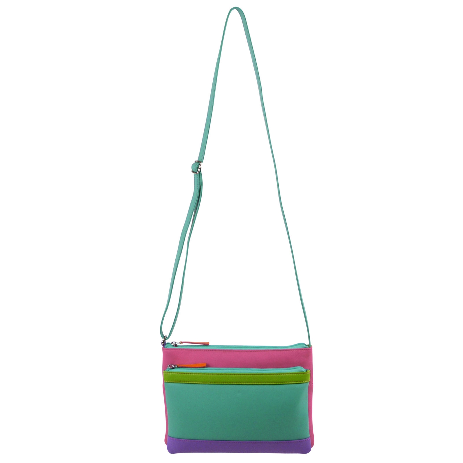 ili Leather Ladies Cross Body Shoulder Bag by Ili New York Colourful ...