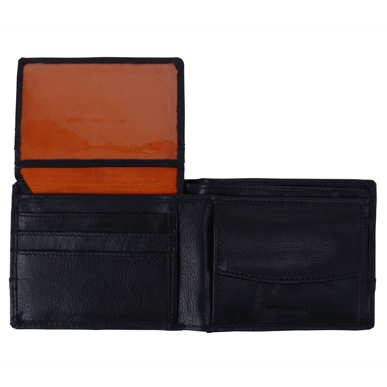 Rowallan of Scotland Leather Mens Flip Up Coin Pocket Wallet Gift Boxed ...