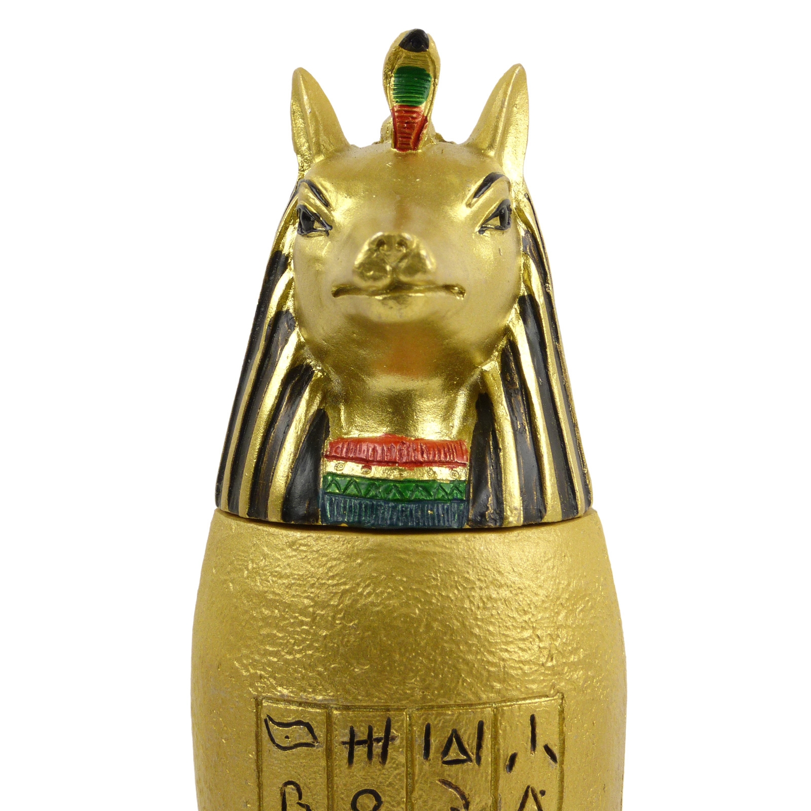 Egyptian Canopic Jars Set Of 4 Resin Decorative unique egyptian canopic ...