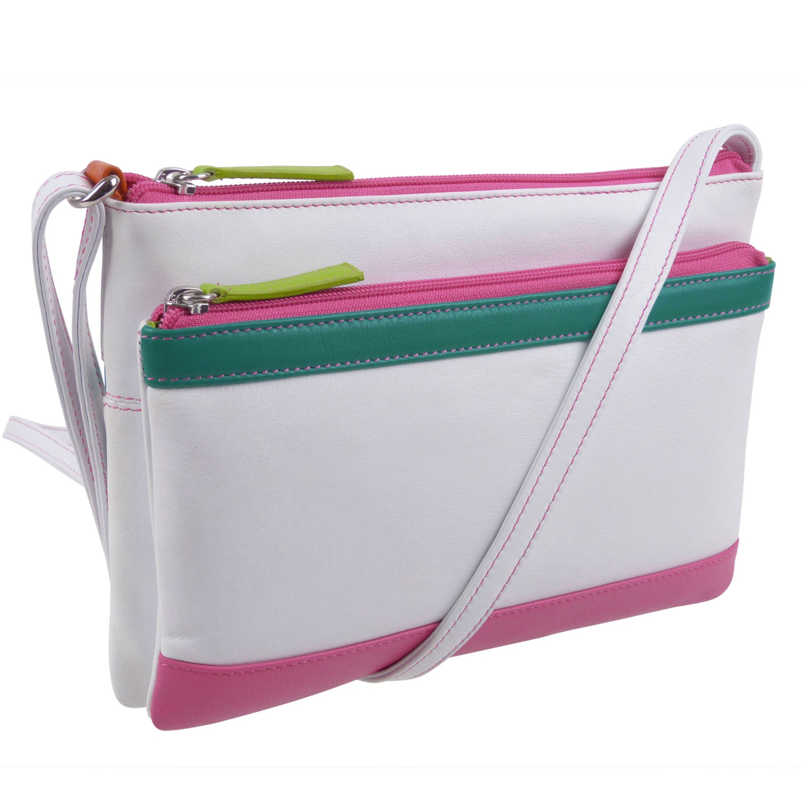 ili Leather Ladies Cross Body Shoulder Bag by Ili New York Colourful ...