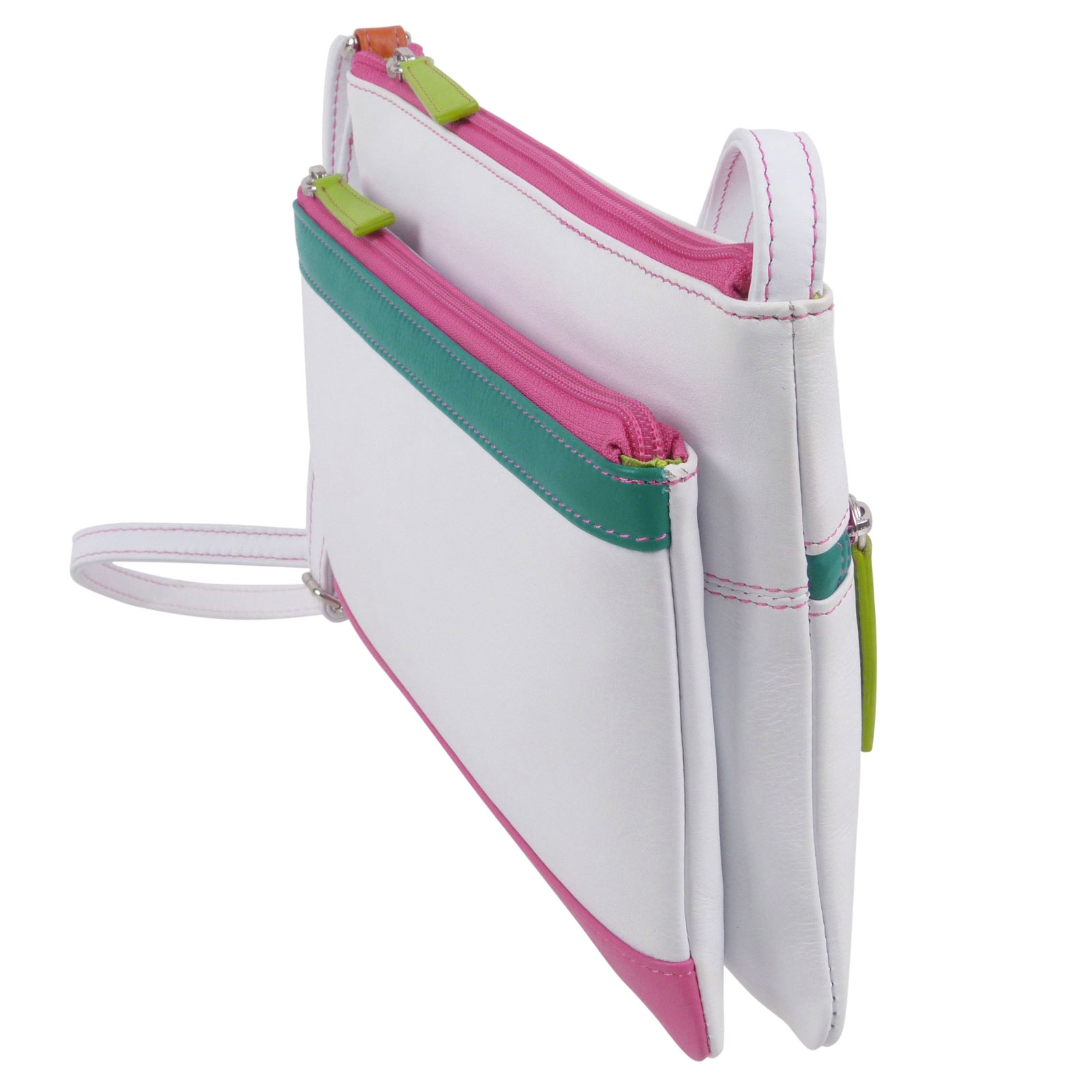 ili Leather Ladies Cross Body Shoulder Bag by Ili New York Colourful ...