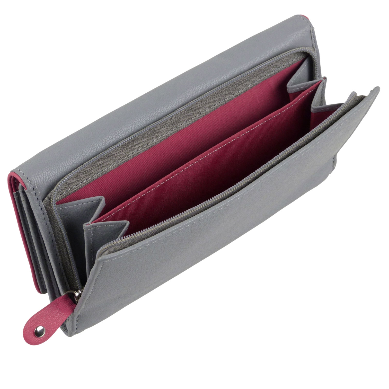 Mala Leather Ladies Tri-Fold Purse/Wallet Flamingo Freya Collection ...