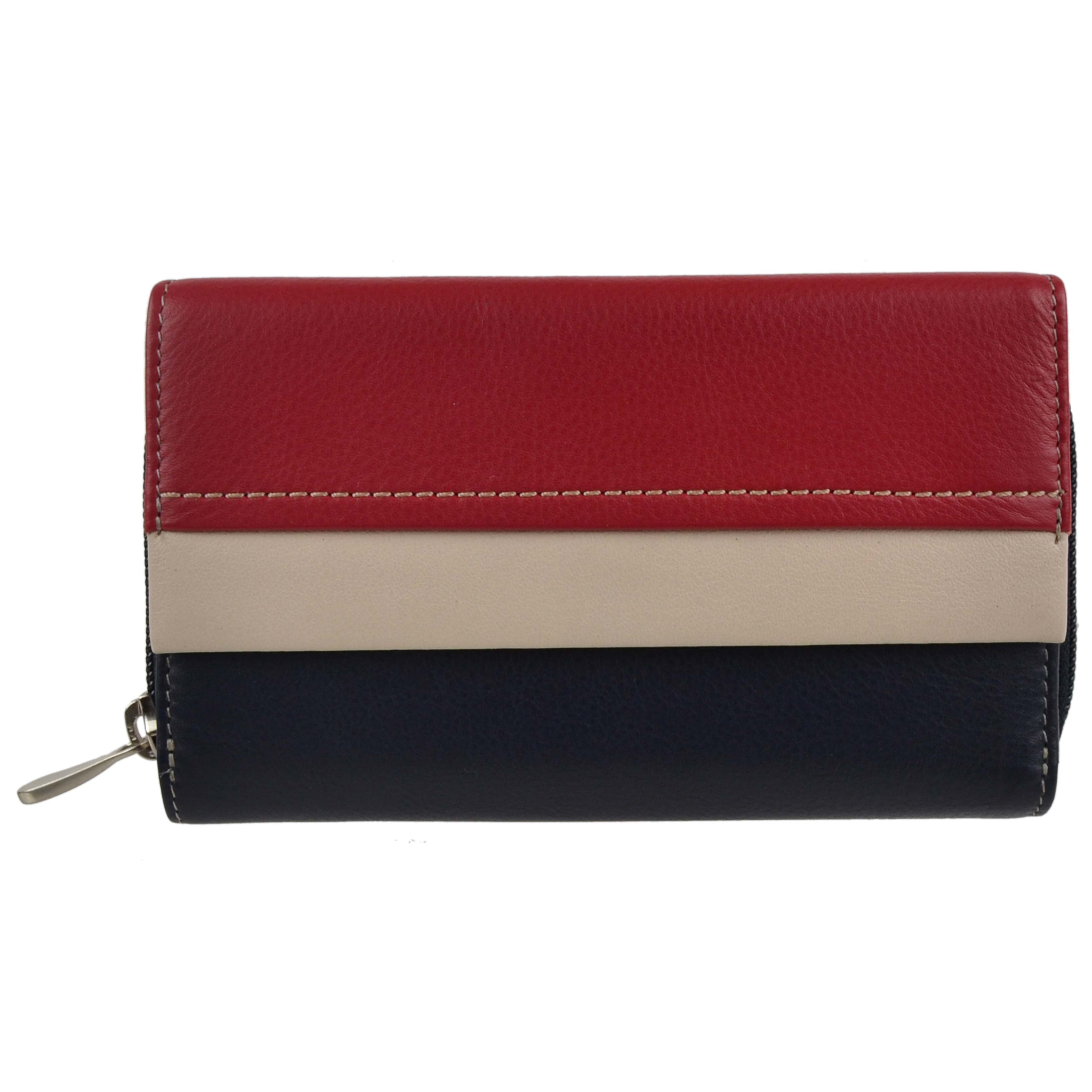 Ladies Leather Zipped Tri-Fold Purse Wallet by Golunski Graffiti Gift ...