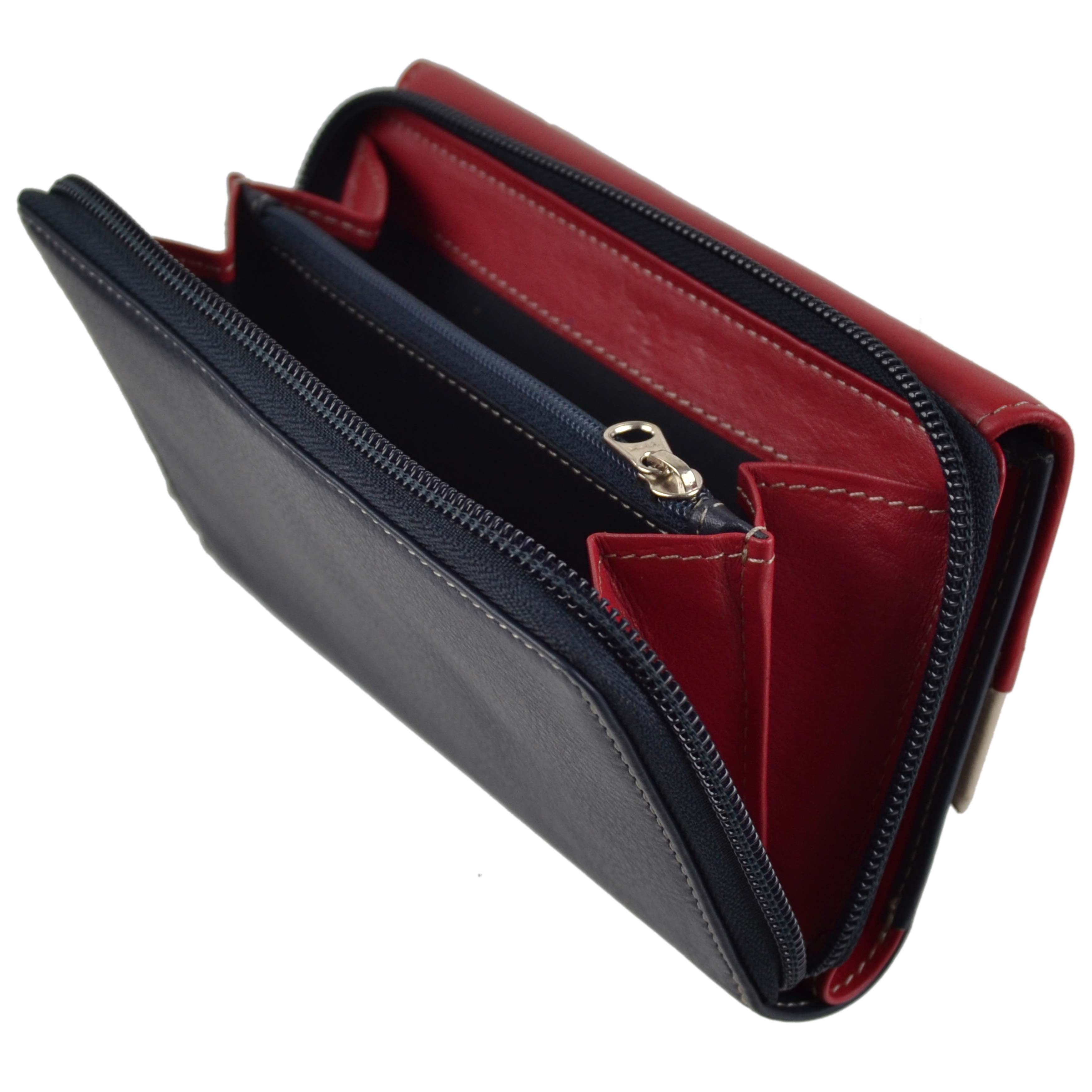 Ladies Leather Zipped Tri-Fold Purse Wallet by Golunski Graffiti Gift ...