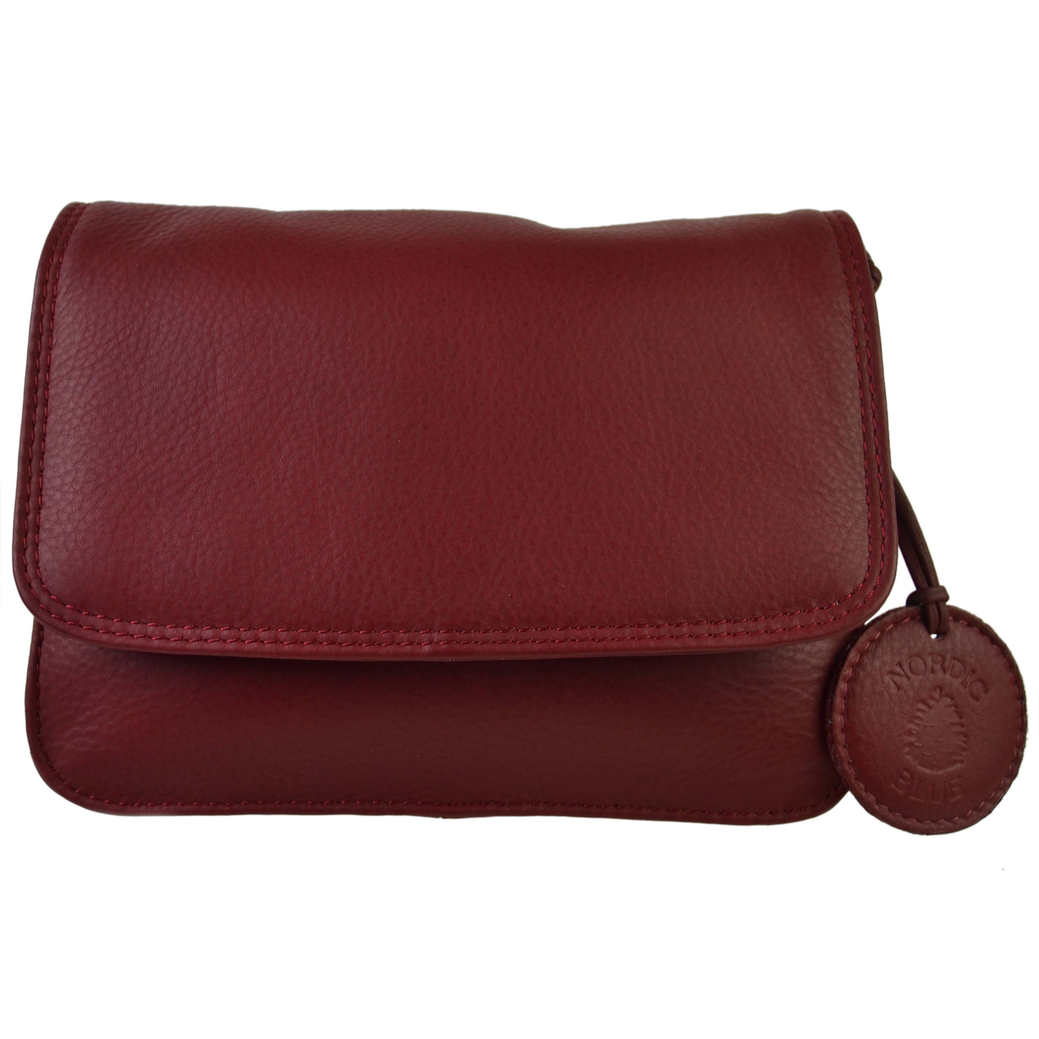 Ladies Small Leather CrossBody Bag by Hansson Nordic Blue Collection ...