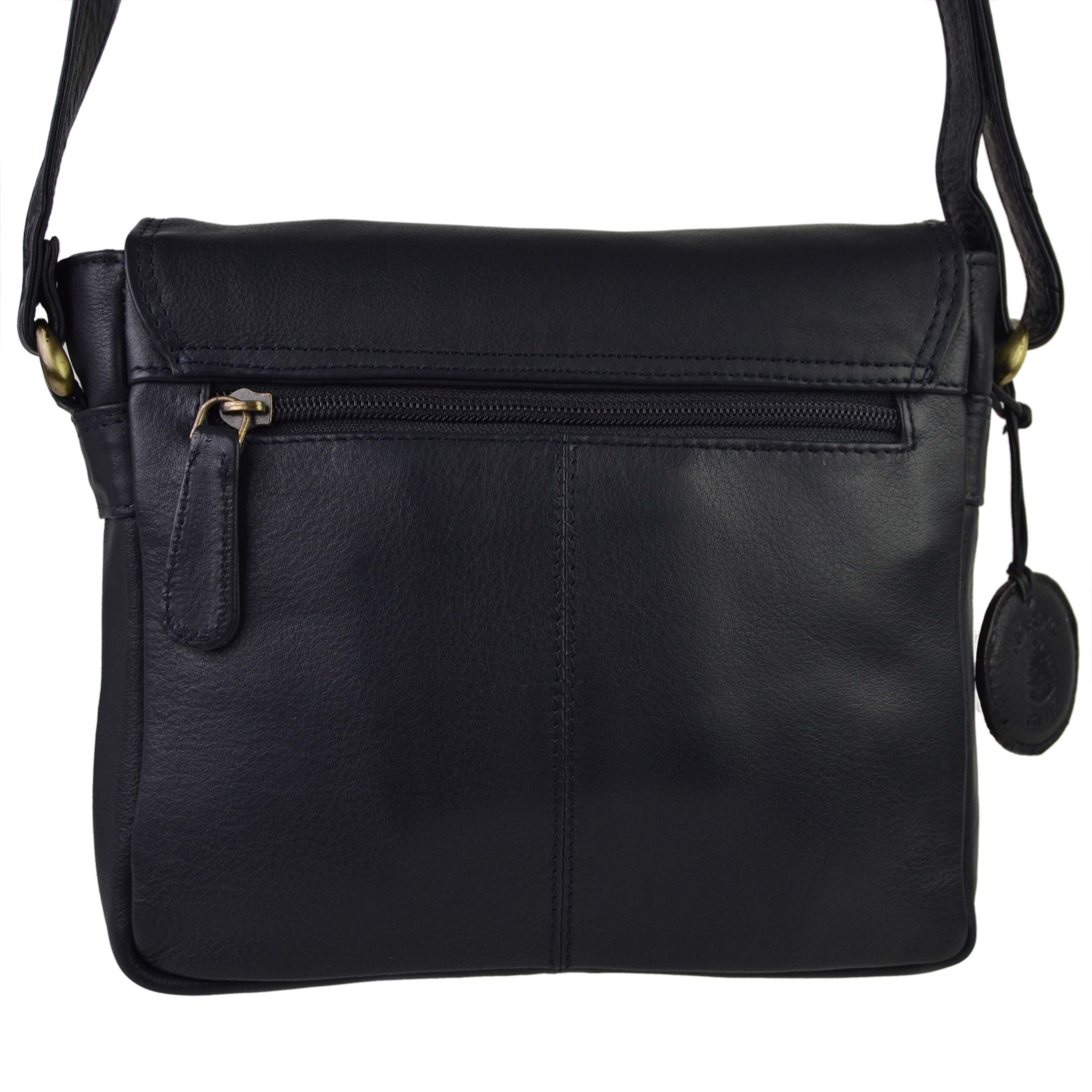 Hansson Leather Ladies Cross Body Handbag Nordic Blue Collection | eBay