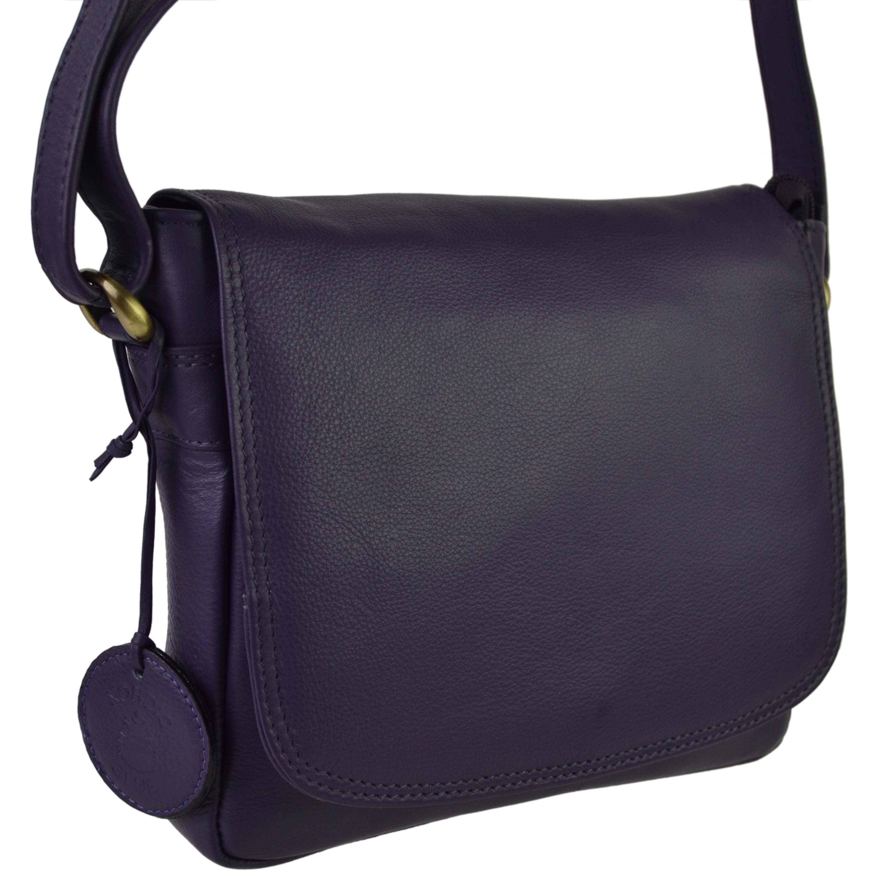 Hansson Leather Ladies Cross Body Handbag Nordic Blue Collection | eBay