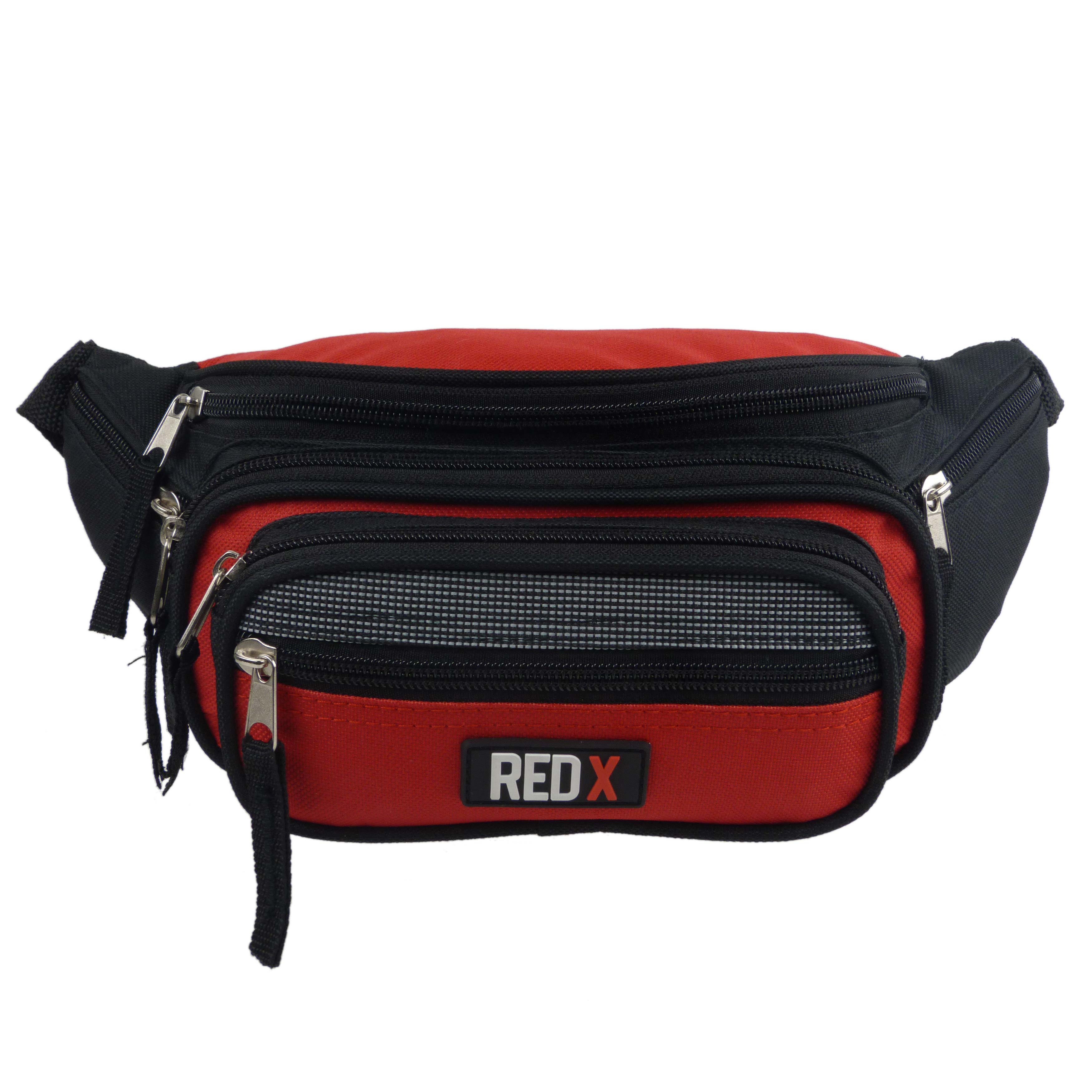 Unisex Canvas Large Bum Bag by RED X Travel Fanny Pack Waist 7 Pockets ...