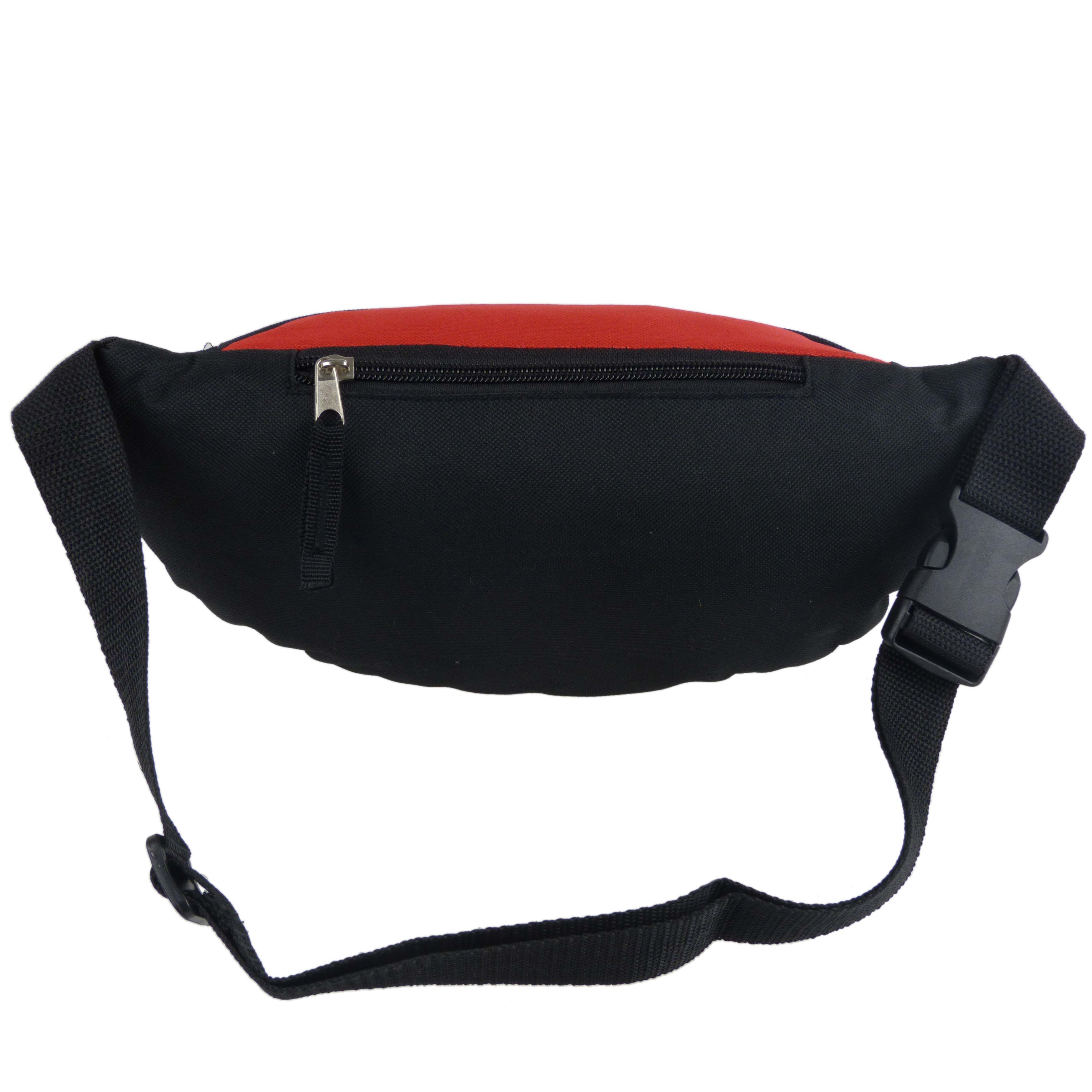 Unisex Canvas Large Bum Bag by RED X Travel Fanny Pack Waist 7 Pockets ...