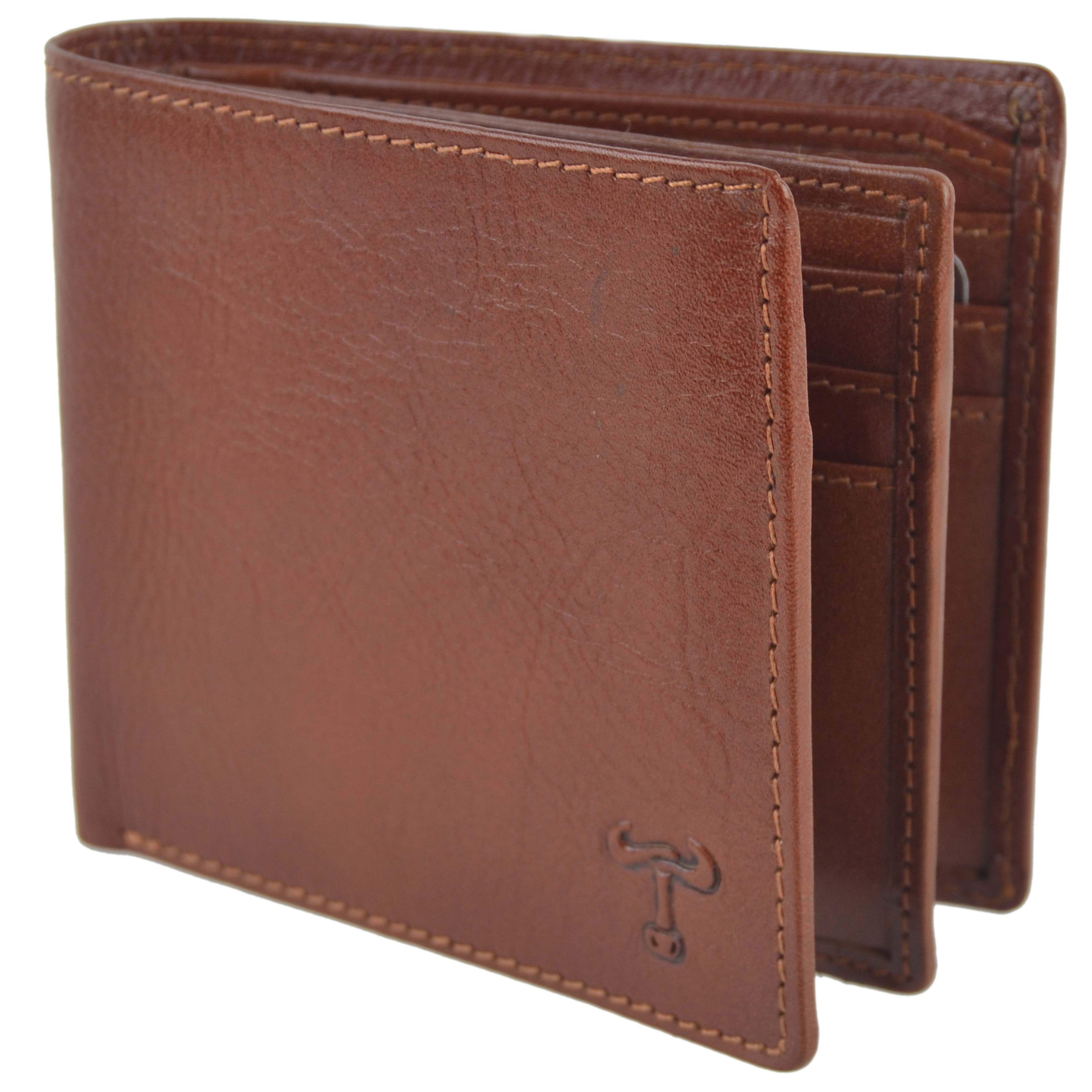 Mens Grained Leather Wallet by Mala; Toro Collection Stylish Handy Gift ...