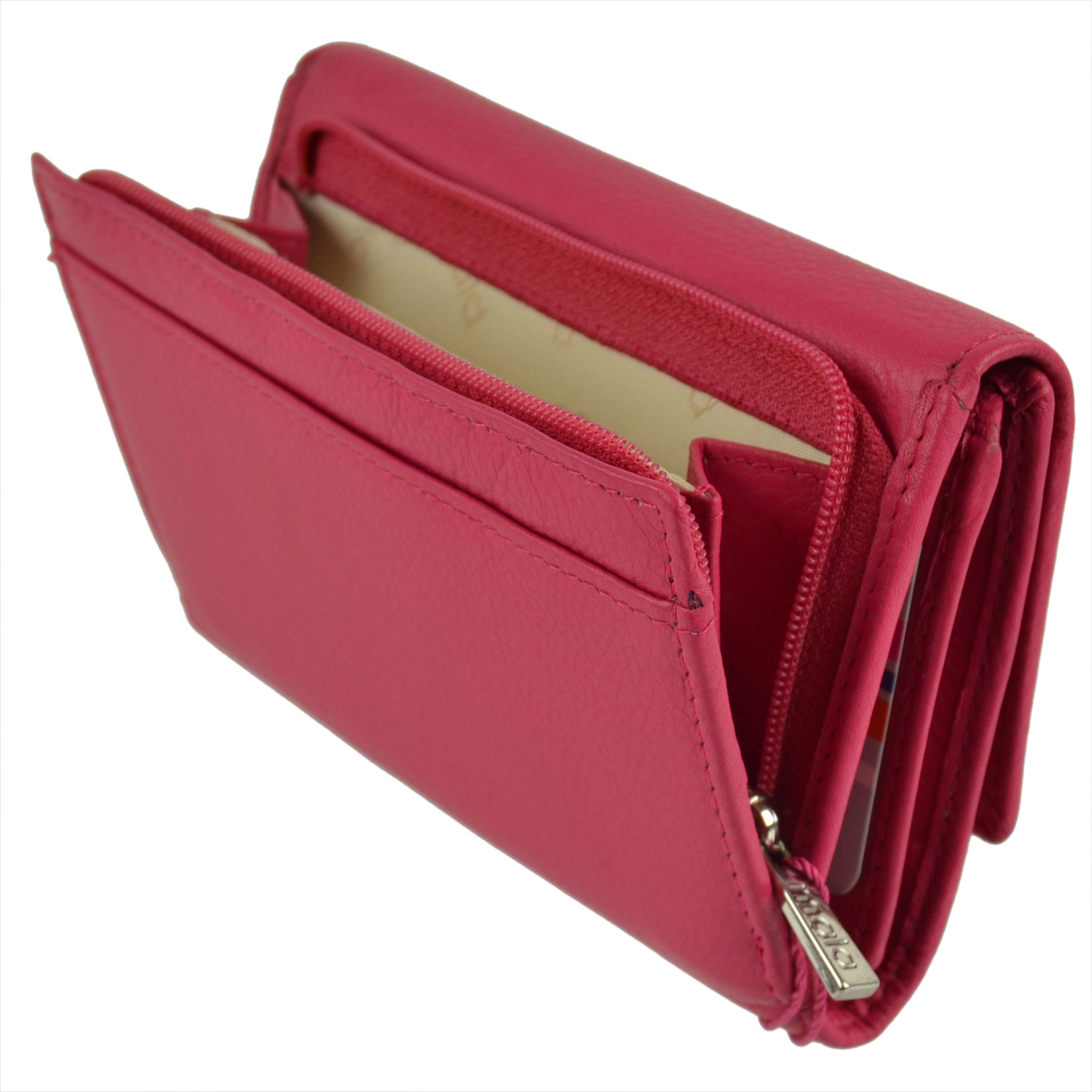 Quality Ladies Soft Leather RFID Protection Purse Wallet by Mala Origin ...