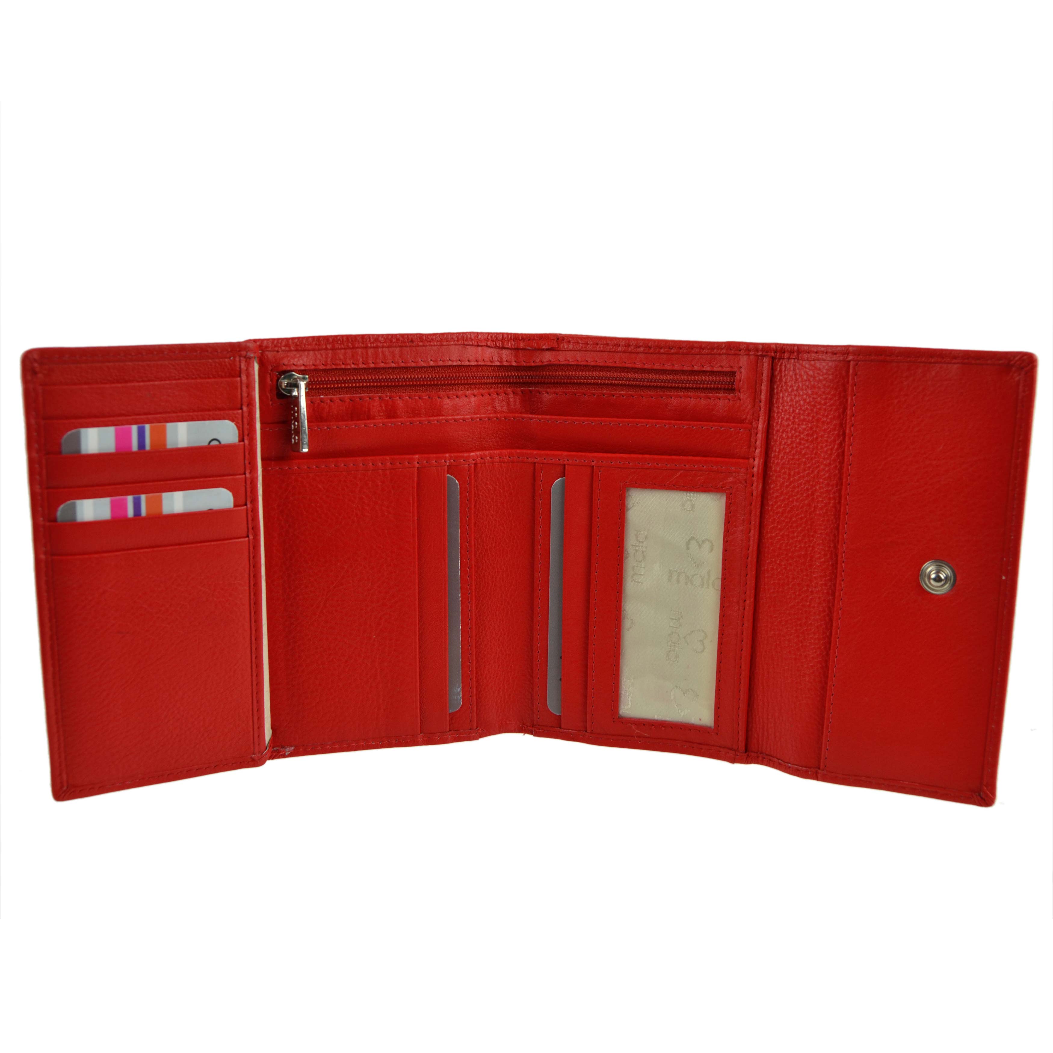 Quality Ladies Soft Leather RFID Protection Purse Wallet by Mala Origin ...