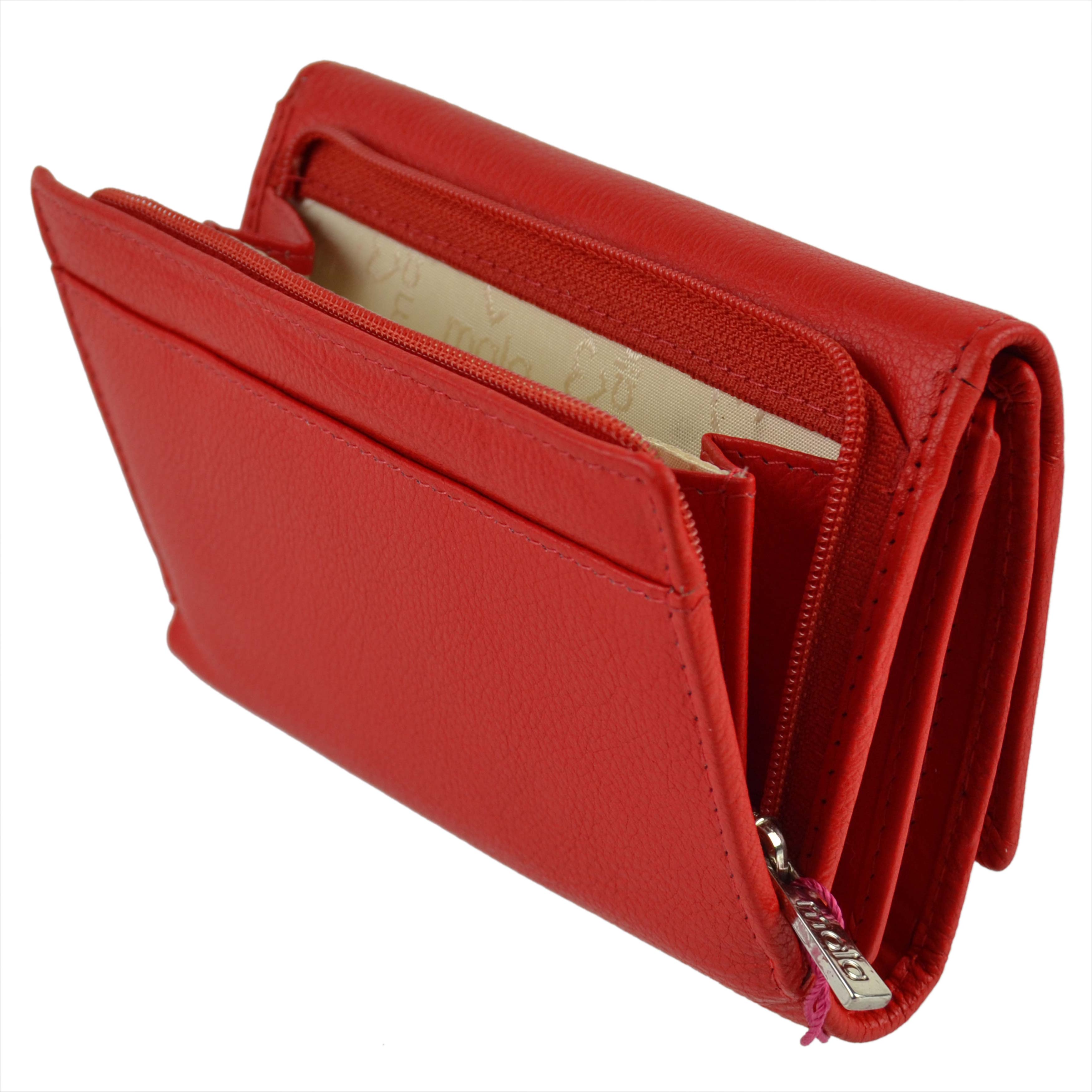 Quality Ladies Soft Leather RFID Protection Purse Wallet by Mala Origin ...