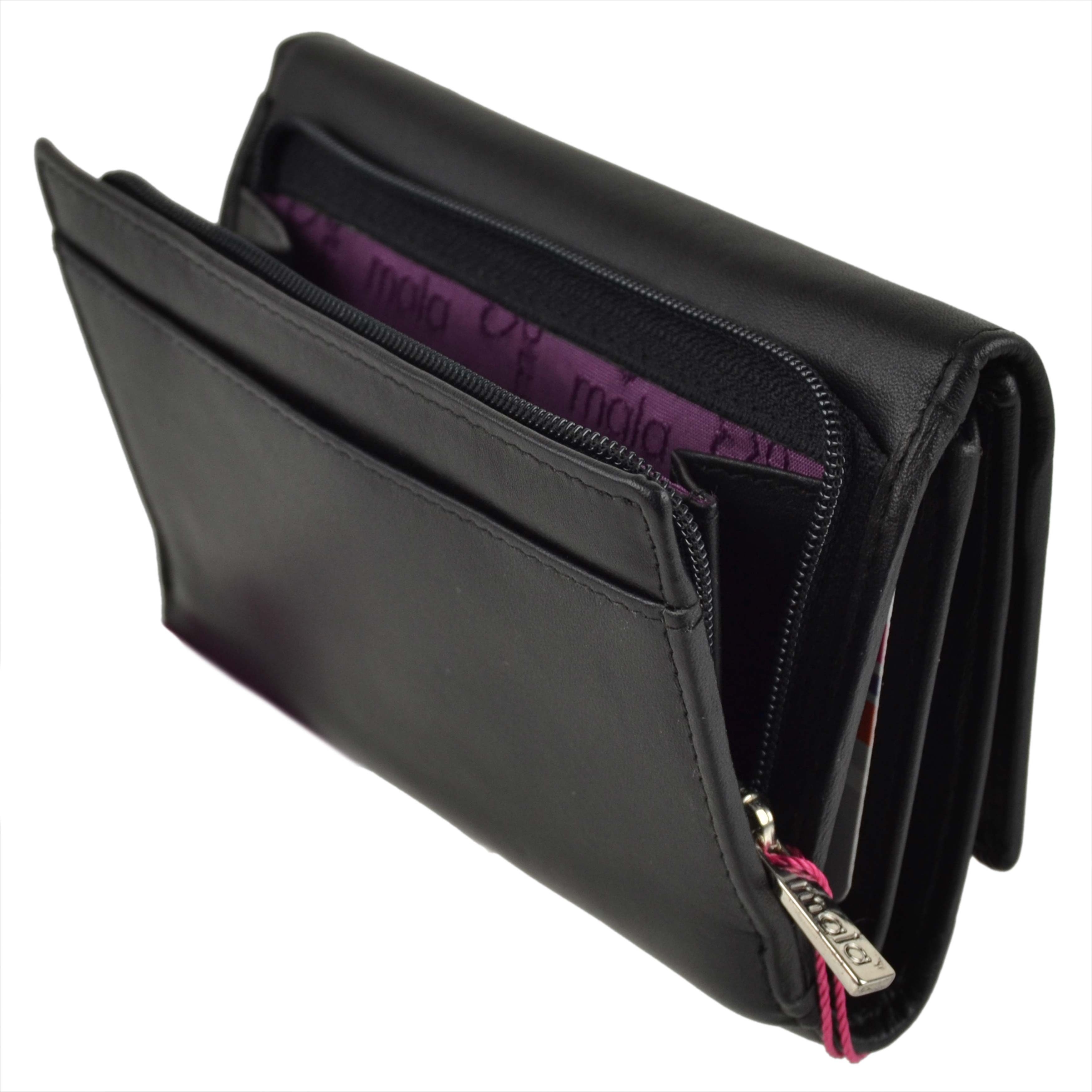 Quality Ladies Soft Leather RFID Protection Purse Wallet by Mala Origin ...