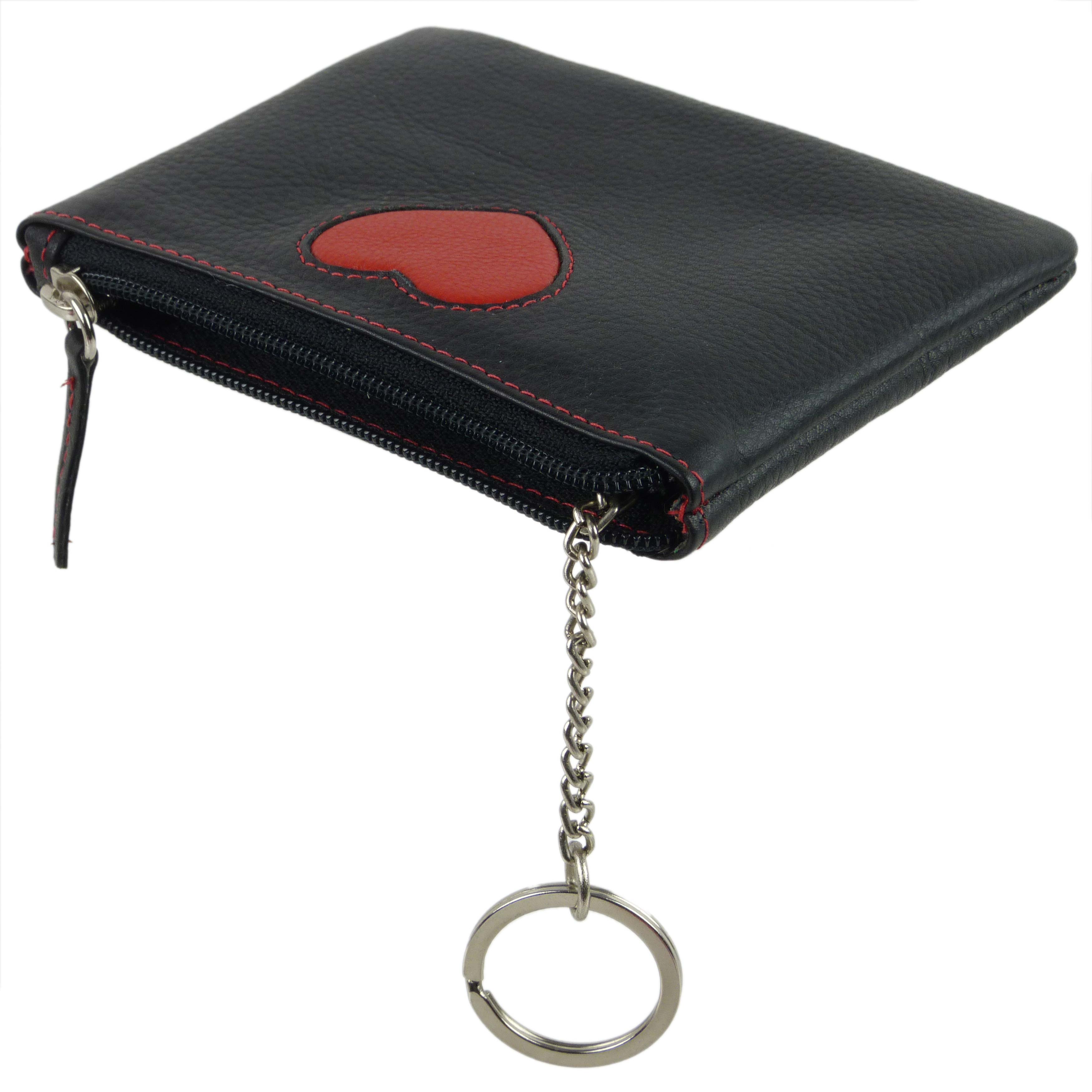 Ladies Leather Zip Compact Coin Purse by Mala Leather; Pinky Collection ...