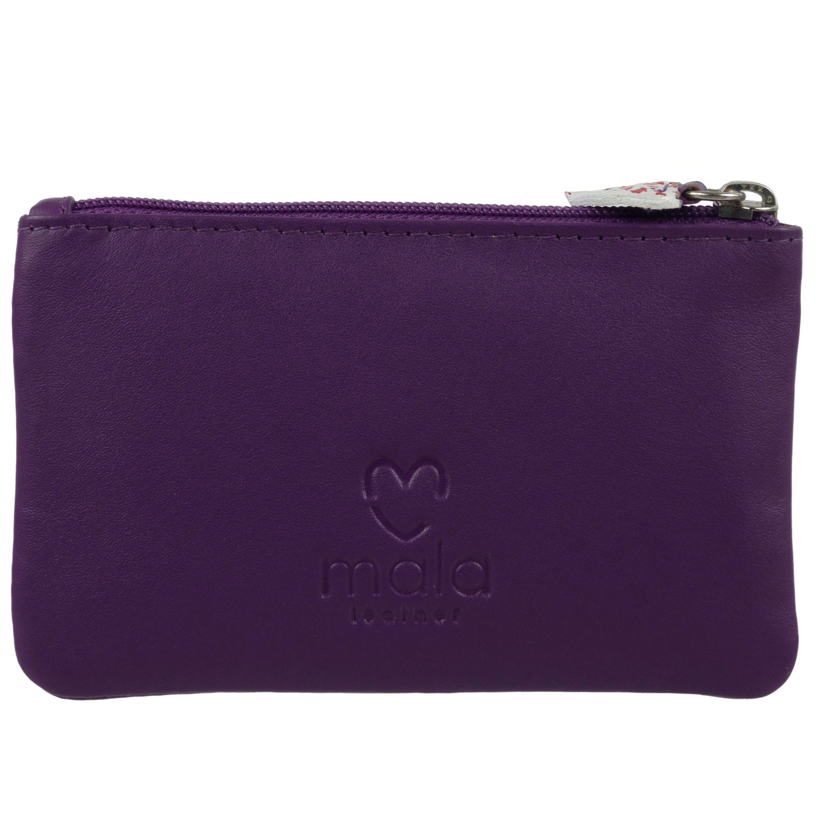 Ladies Leather Coin Purse/Wallet by Mala; Lucy Collection Handy Heart ...