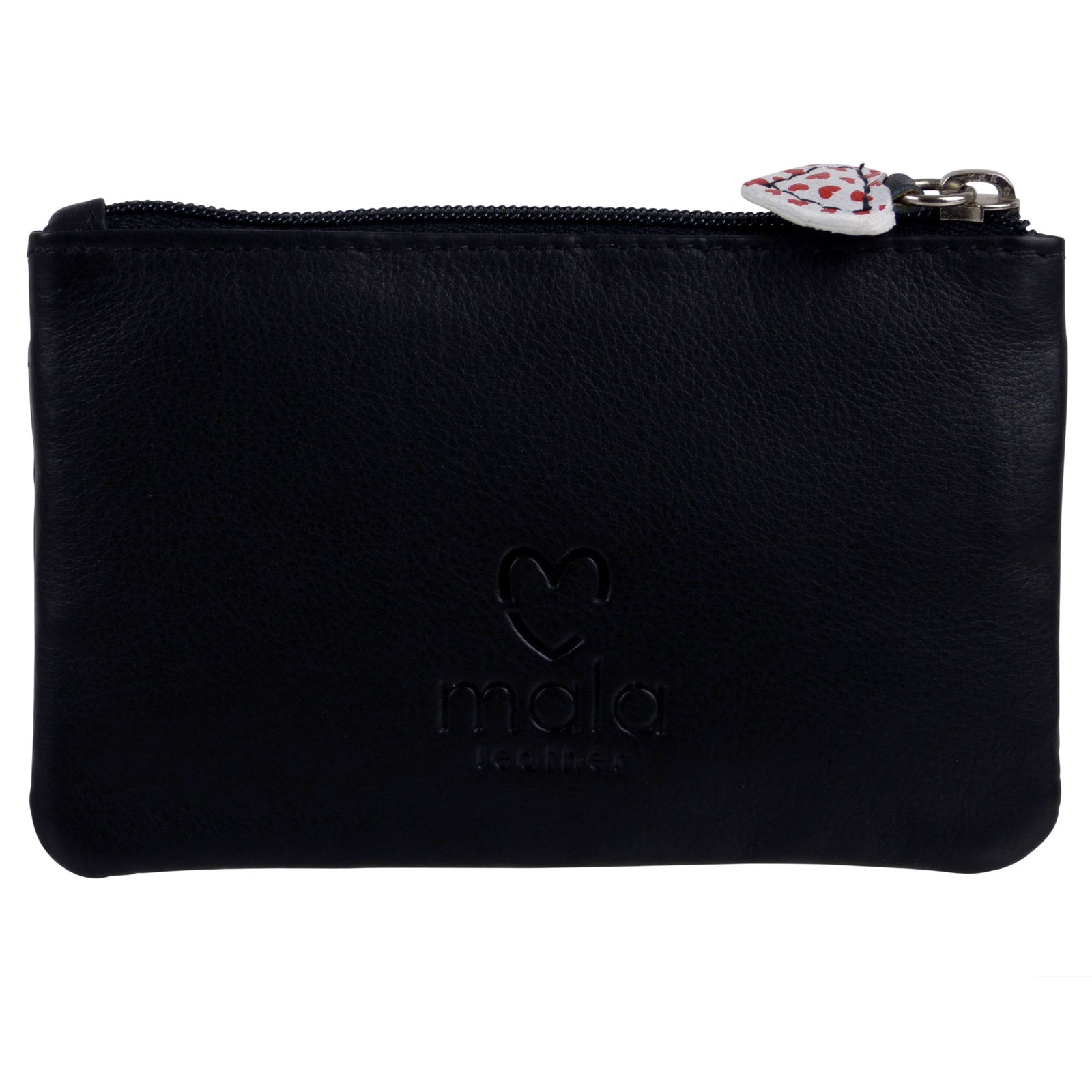 Ladies Leather Coin Purse/Wallet by Mala; Lucy Collection Handy Heart ...