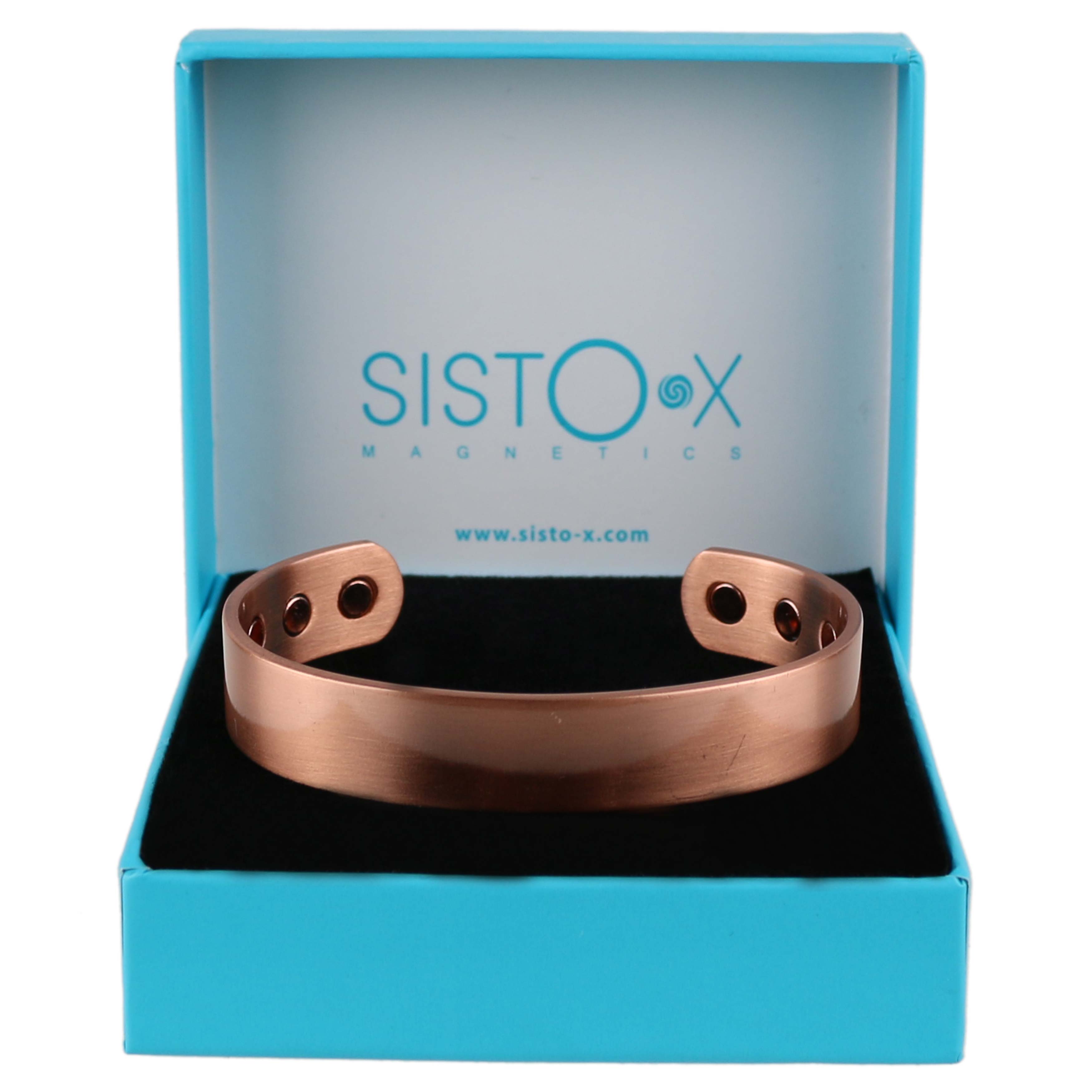 Copper Magnetic Bracelet/Bangle Matt Cuff 6 Magnets Health Rare Earth ...