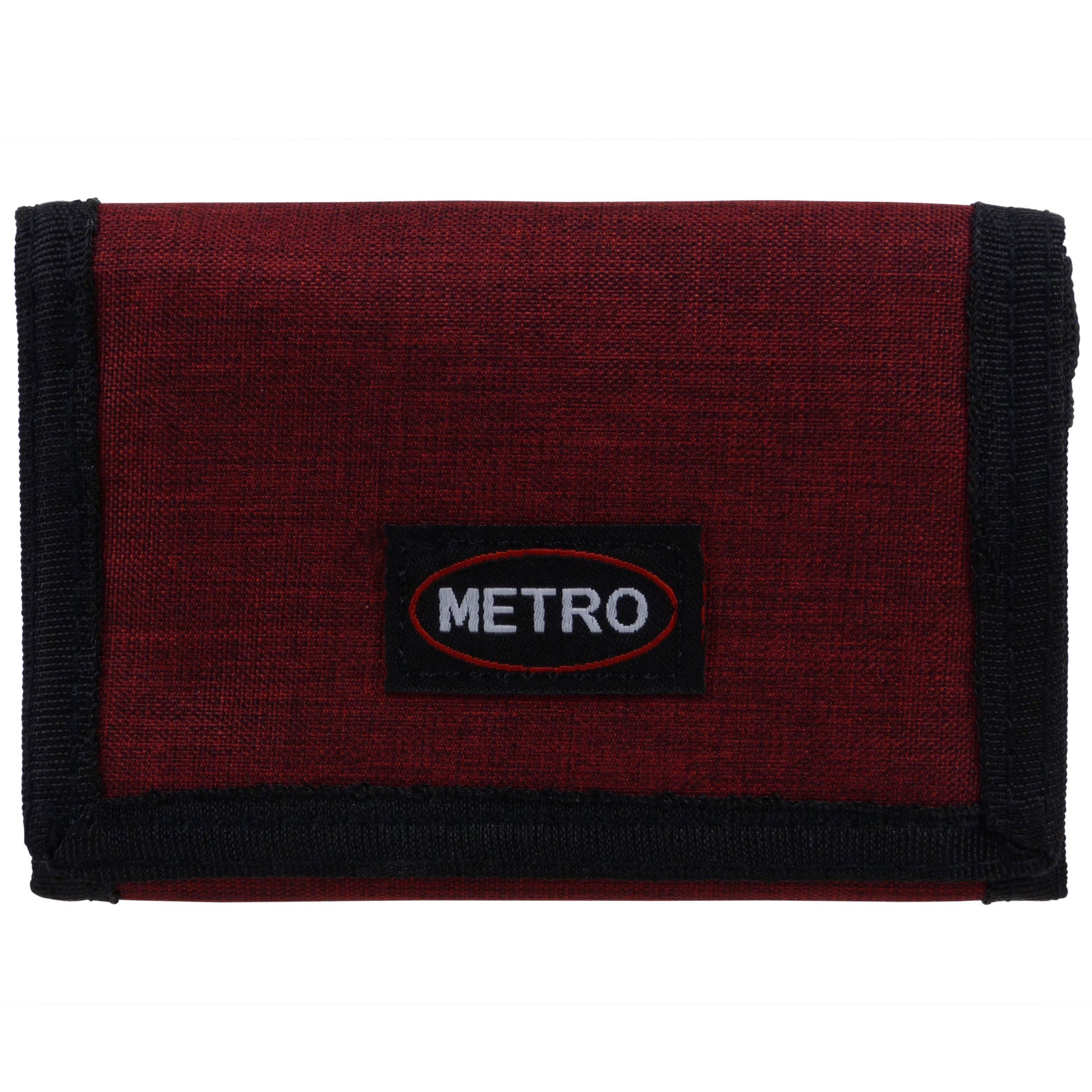 Metro Mens Boys Canvas Tri-Fold Cash & Card Wallet with Chain | eBay