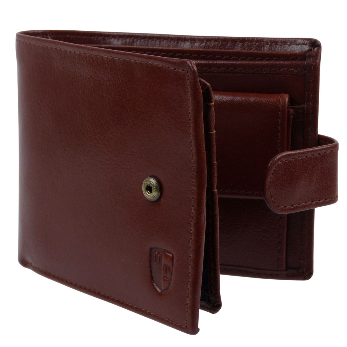 Mens Top Quality Tabbed Leather Wallet by Underwood & Tanner - Coin ...